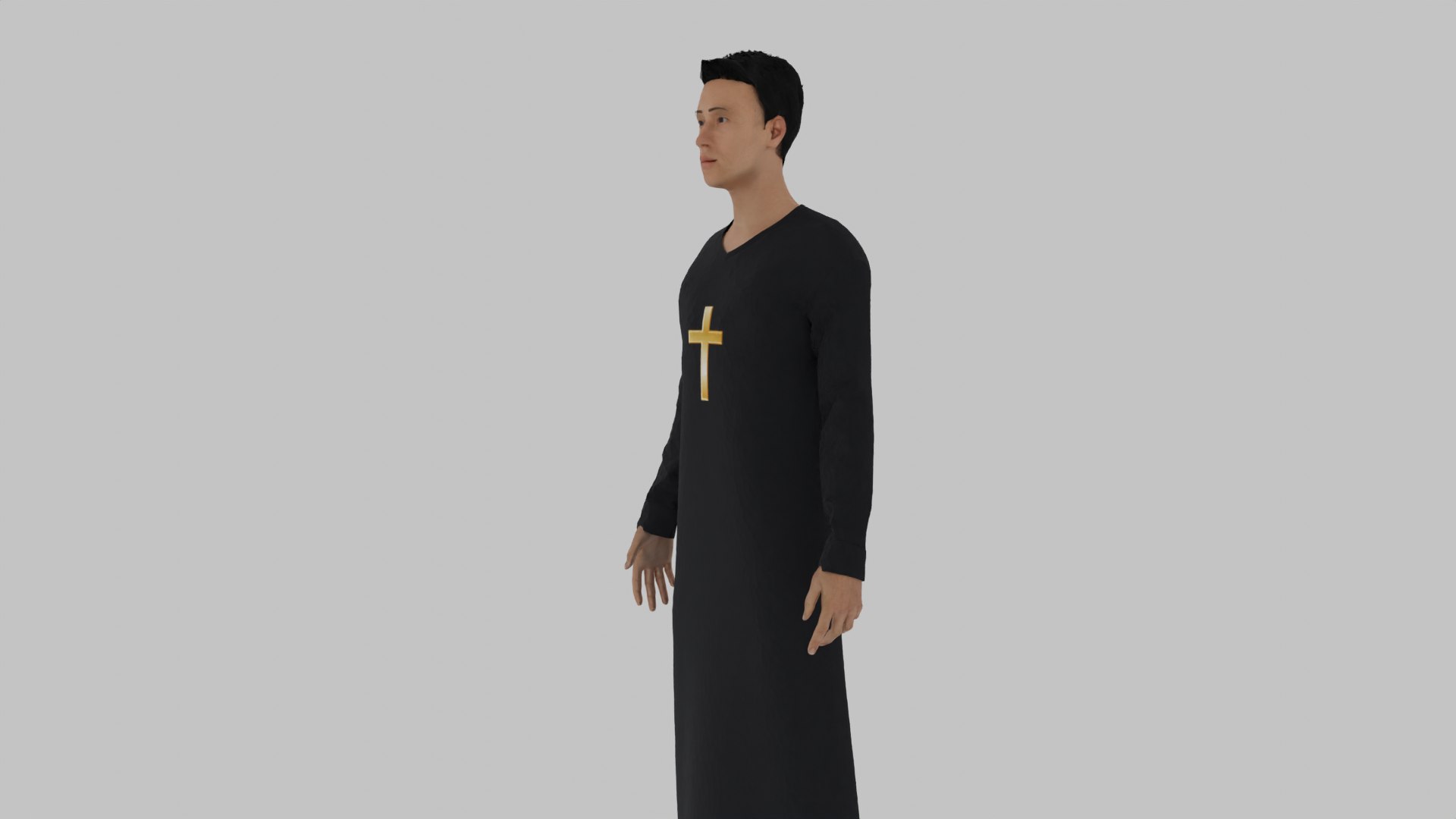3D Priest - TurboSquid 1971537