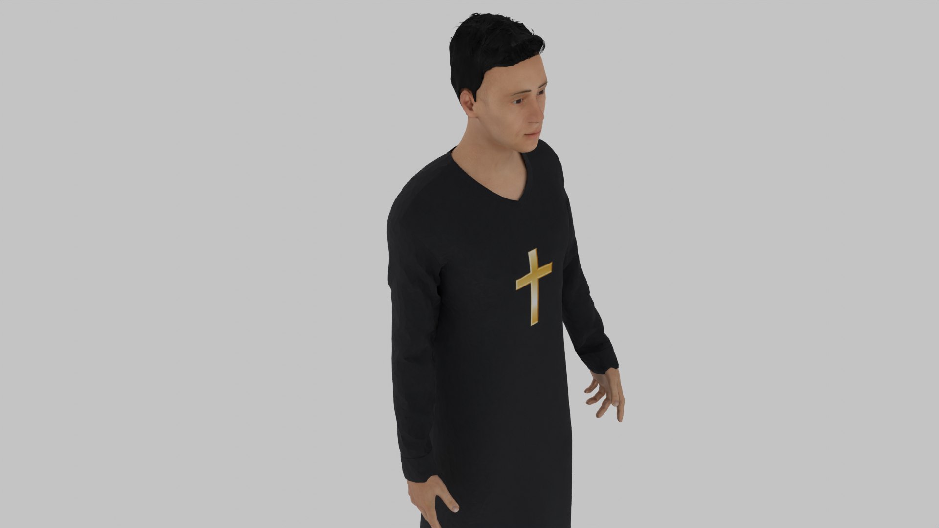3D Priest - TurboSquid 1971537