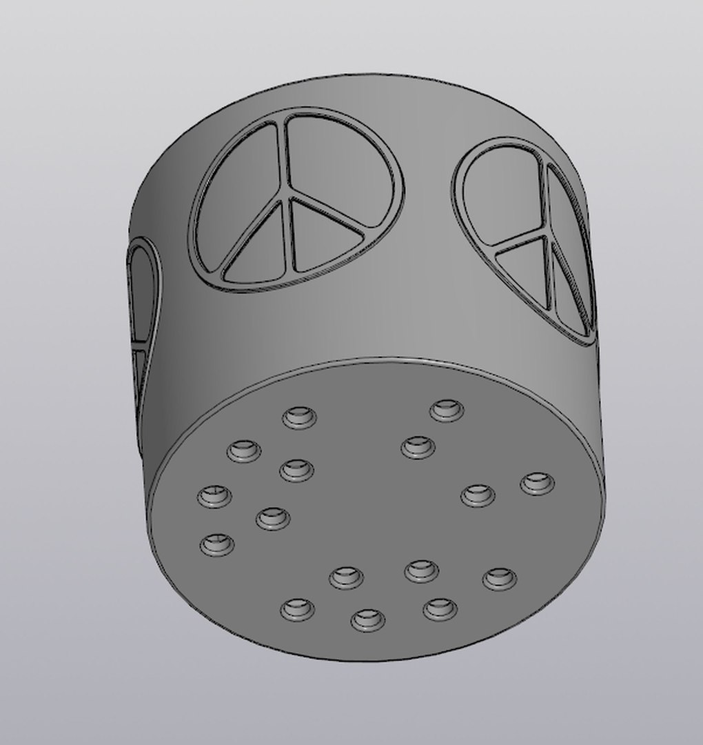 Planter Peace 3D Model - TurboSquid 1916814