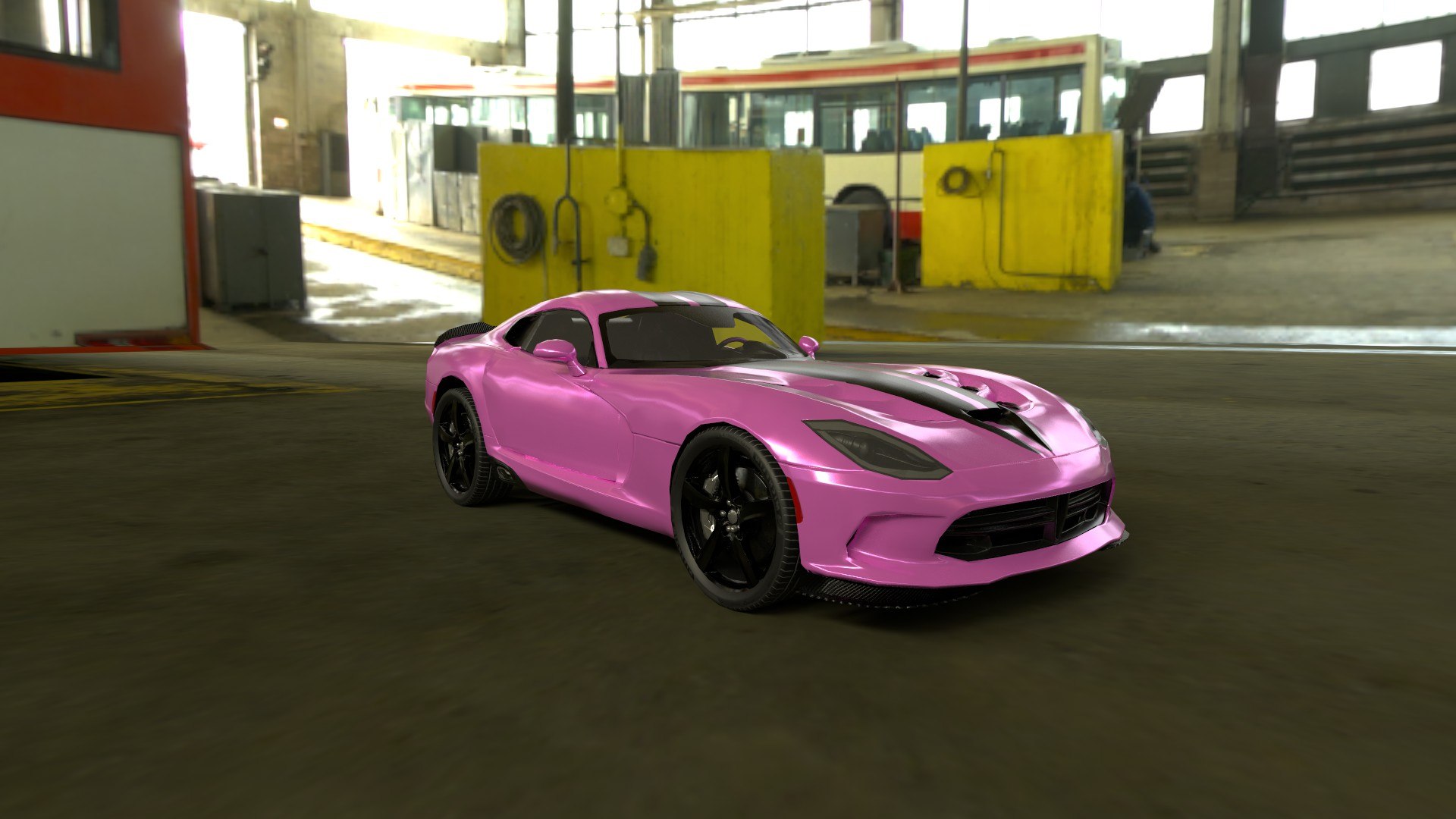 3D Model Realistic Sports Car Low-poly 3D Model - TurboSquid 2439524
