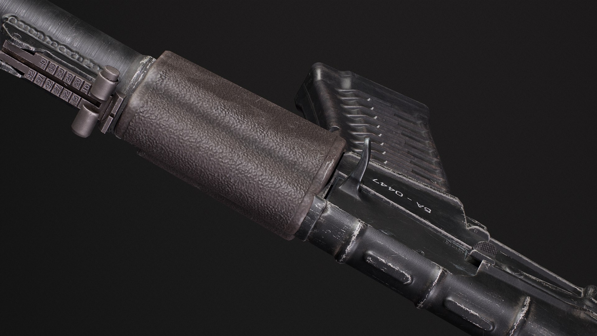 AS Val Rifle -Triple A- V2 - PBR Game Ready Low Poly 3D Model ...