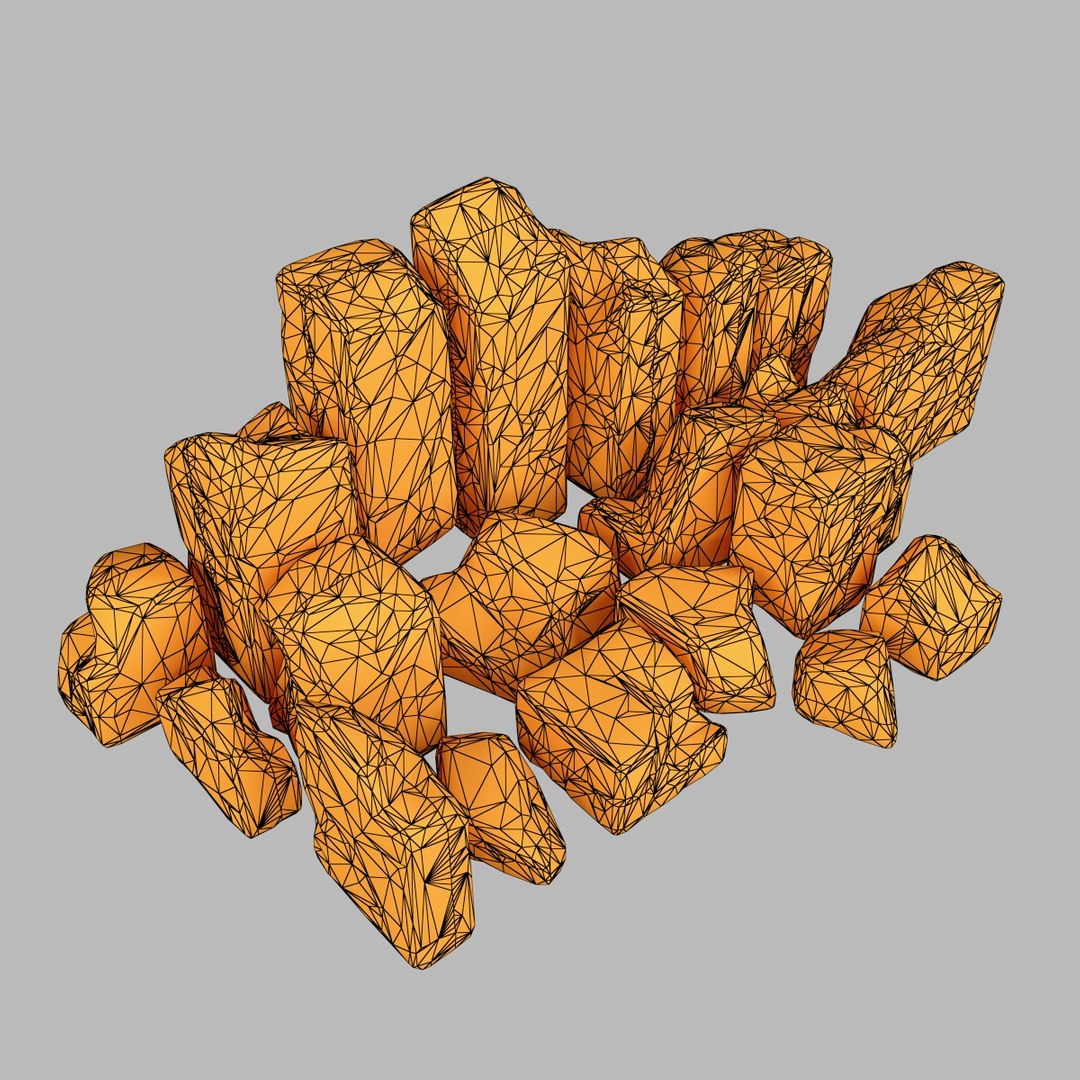 3D Stone Block Smooth Decor N2 - TurboSquid 1866330