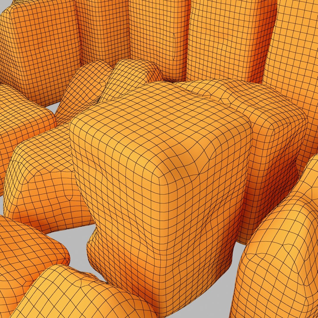 3D Stone Block Smooth Decor N2 - TurboSquid 1866330
