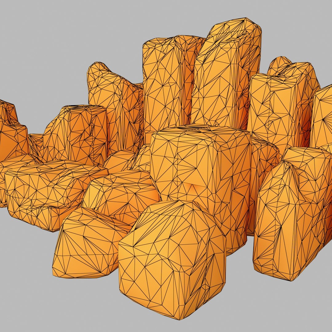 3D Stone Block Smooth Decor N2 - TurboSquid 1866330