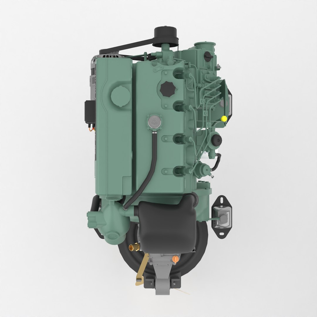 Volvo Penta D2-55 Saildrive 3D Model - TurboSquid 2179187