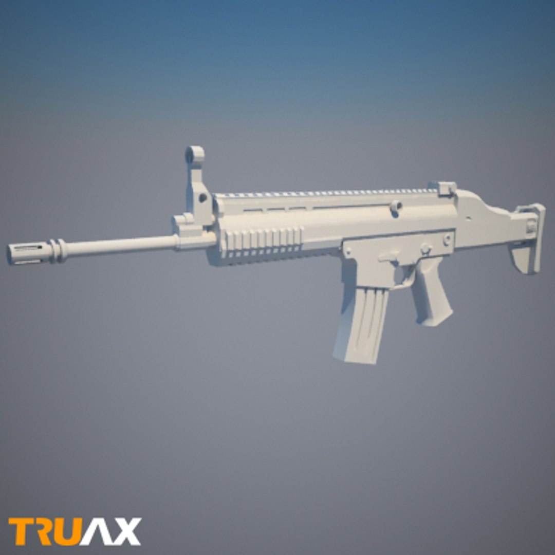 fn scar 3d model