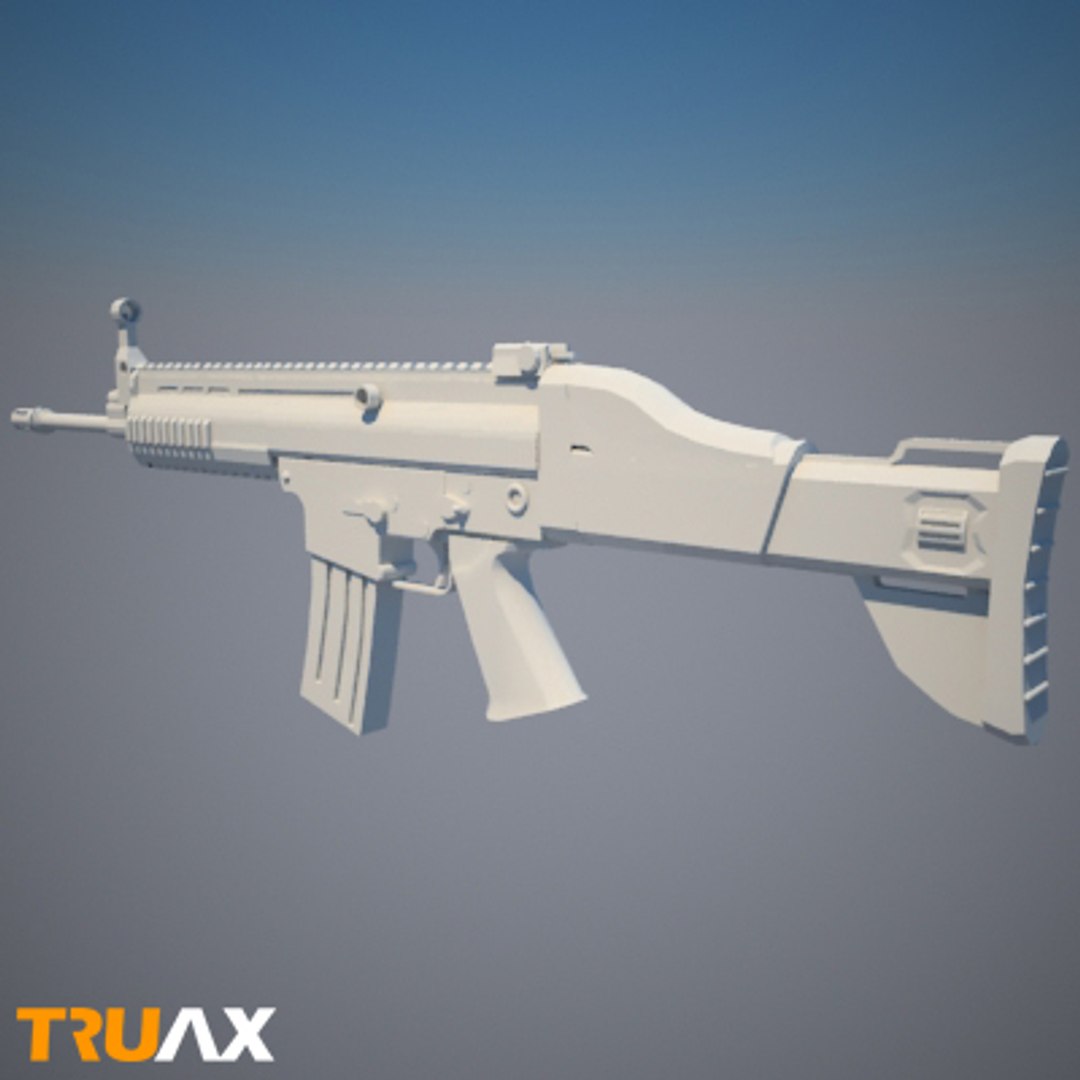 fn scar 3d model