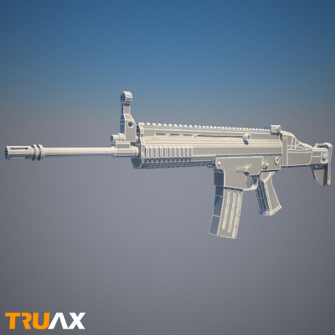 fn scar 3d model