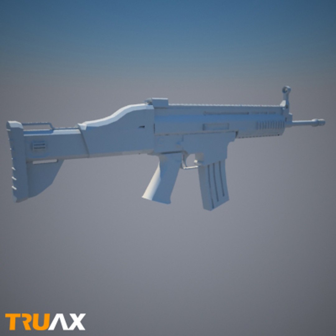 fn scar 3d model
