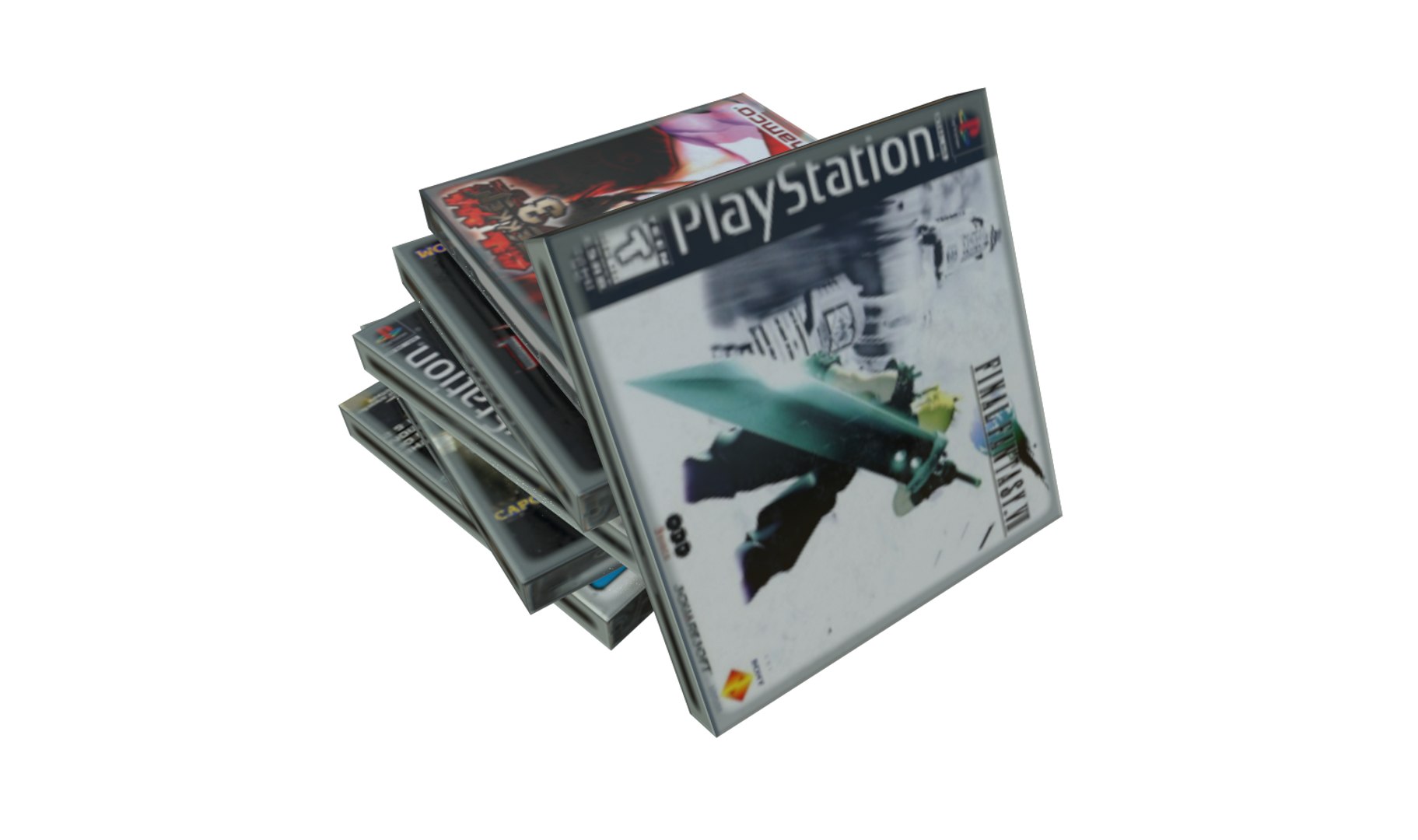 CDs Video Games Consoles And VHS Pack Model - TurboSquid 2092551