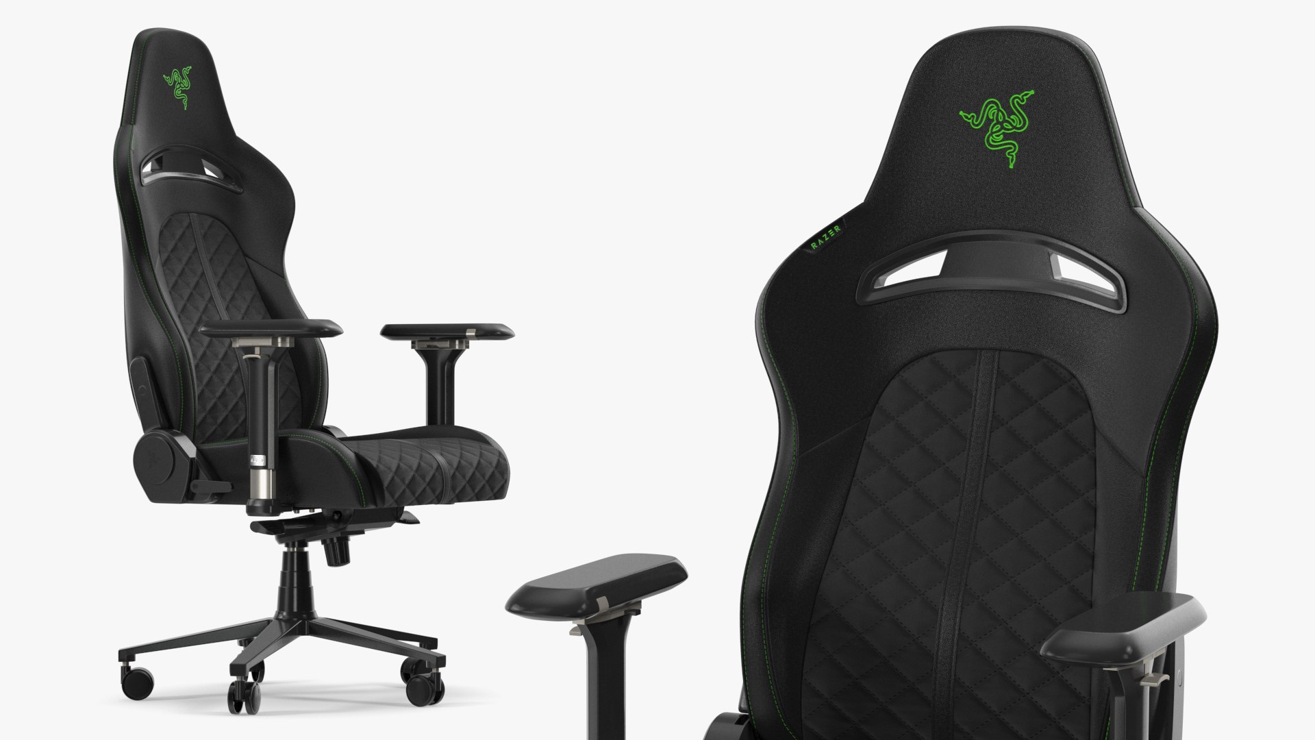 3D Razer Enki X Essential Gaming Chair Black Model - TurboSquid 2111027