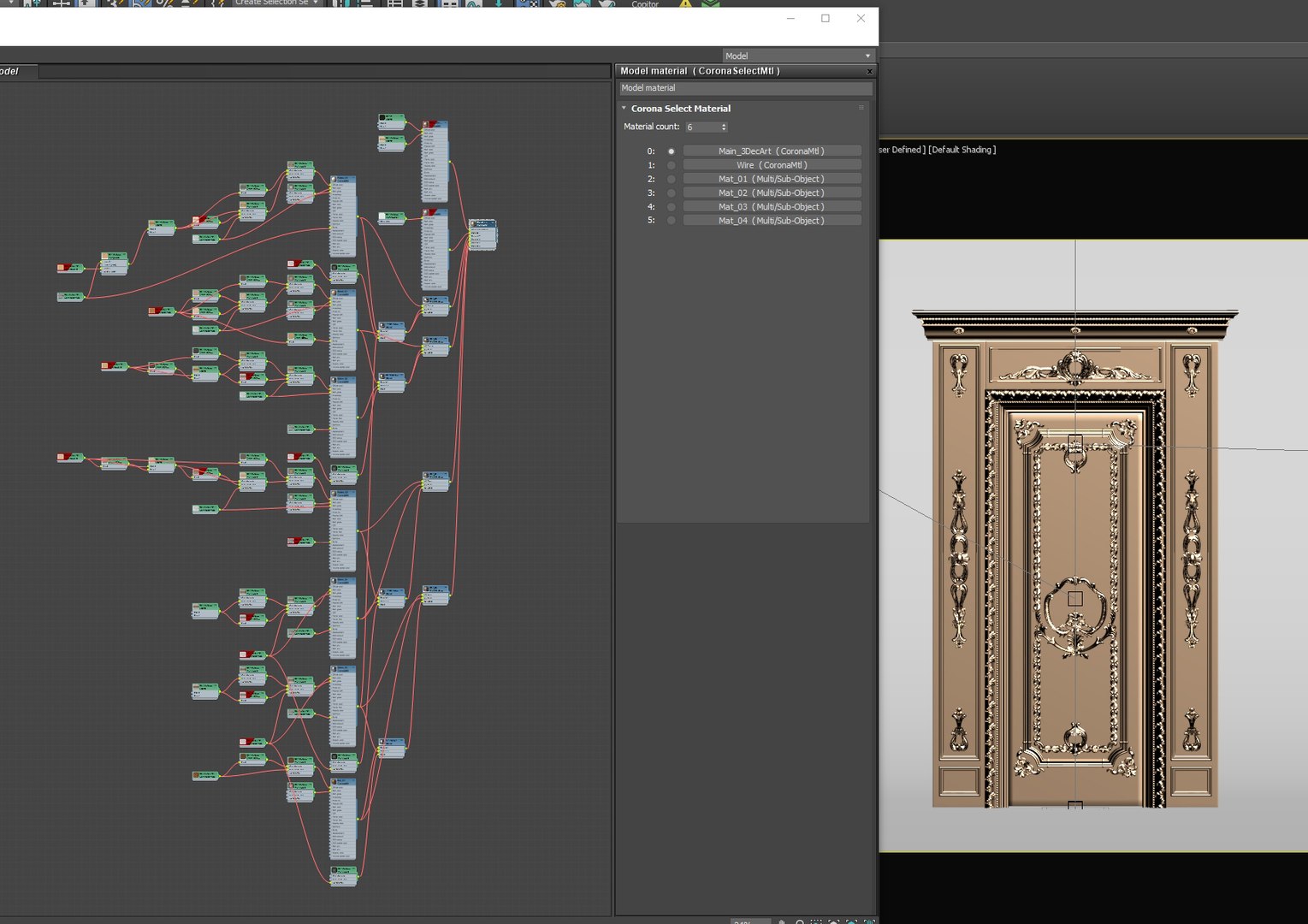3D Carved Interior Design Model - TurboSquid 1657591