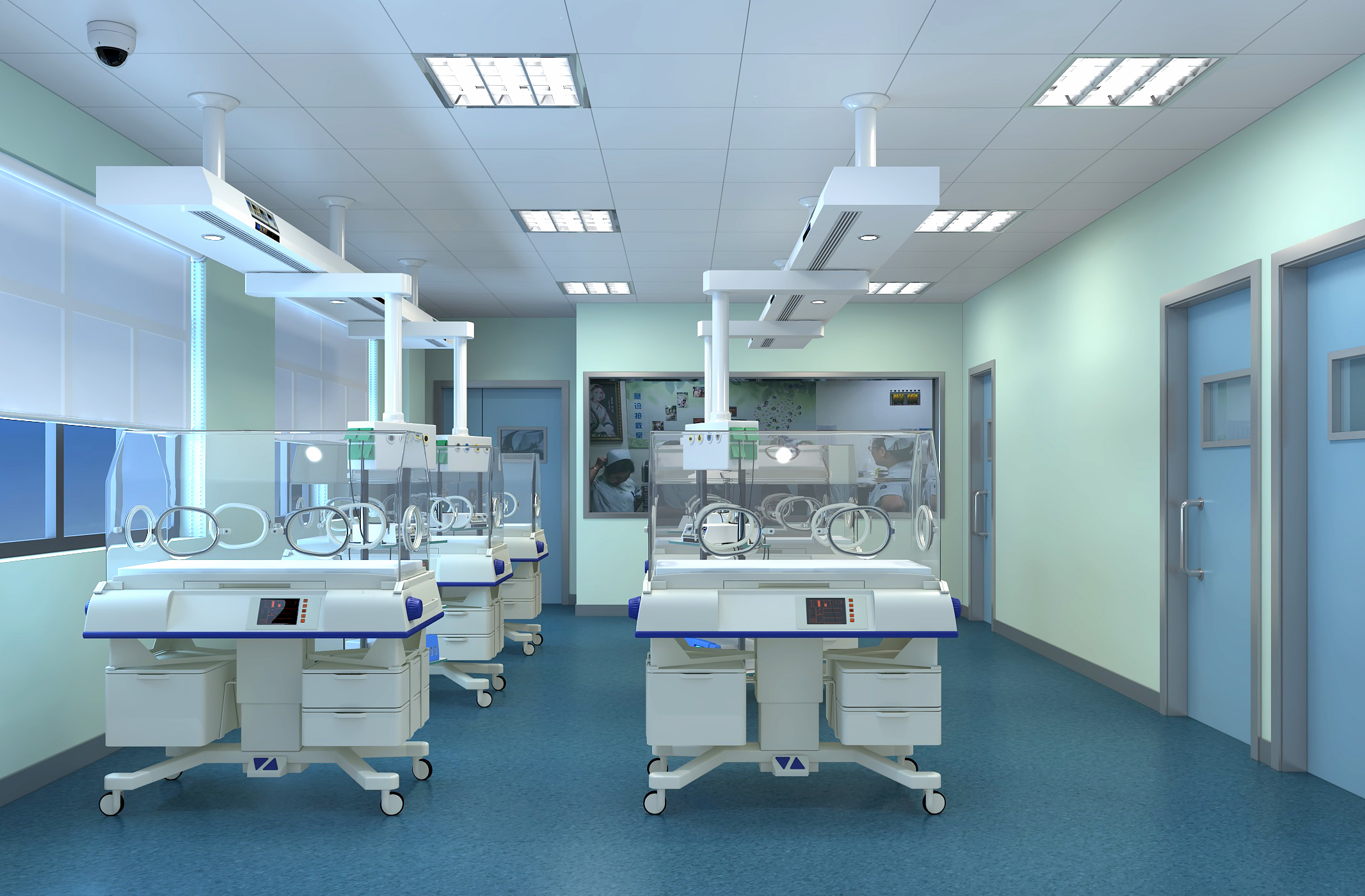 modelo 3d sala neonatal - TurboSquid 1860803