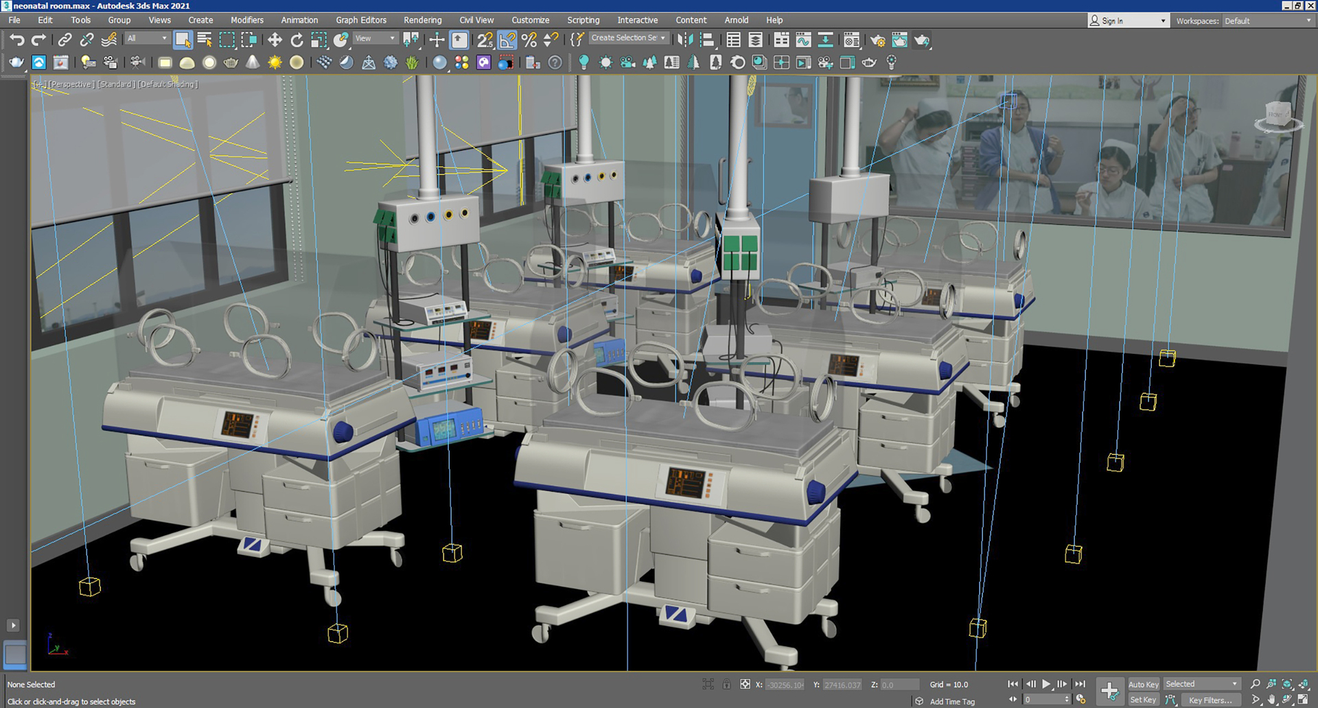 Neonatal room 3D model - TurboSquid 1860803