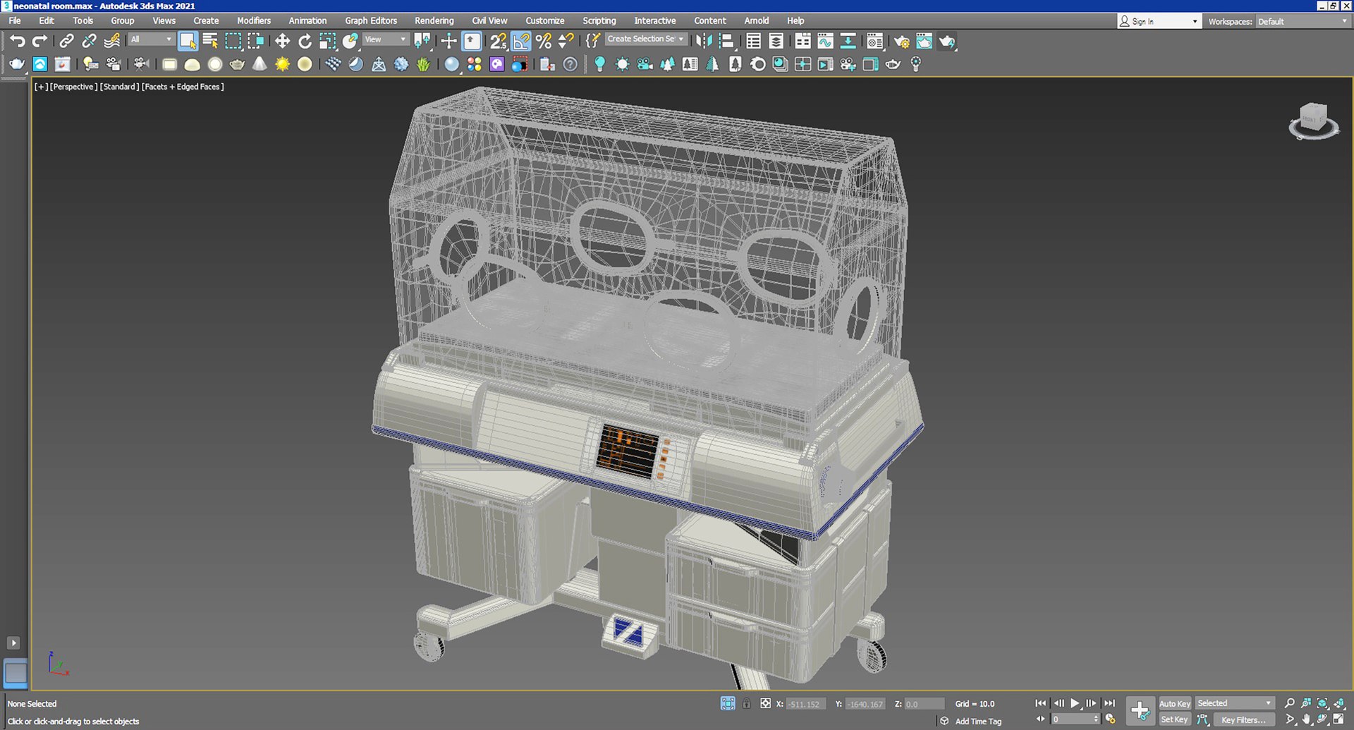 Neonatal Room 3D Model - TurboSquid 1860803