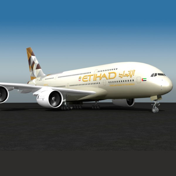 Etihad Airways 3D Models for Download | TurboSquid