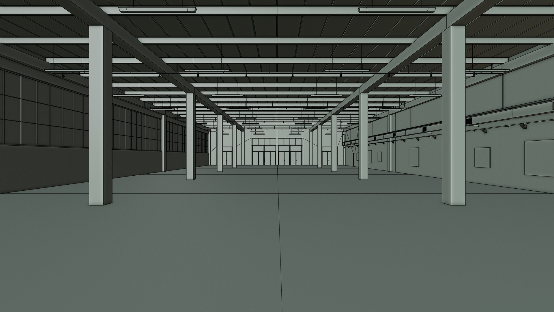 3D Art Museum Gallery Interior 46 - TurboSquid 2225226