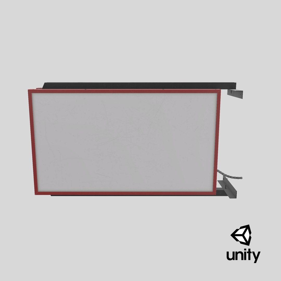 Storefront Sign 05 3D Model - TurboSquid 1223357