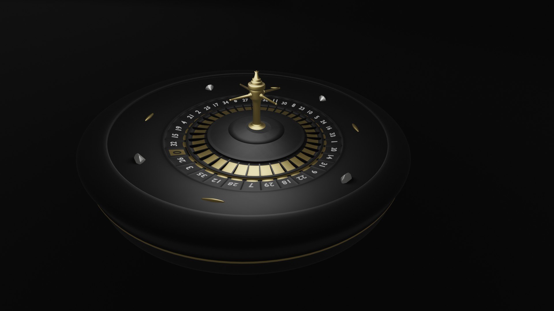 Roulette Wheel 3D - TurboSquid 1795979