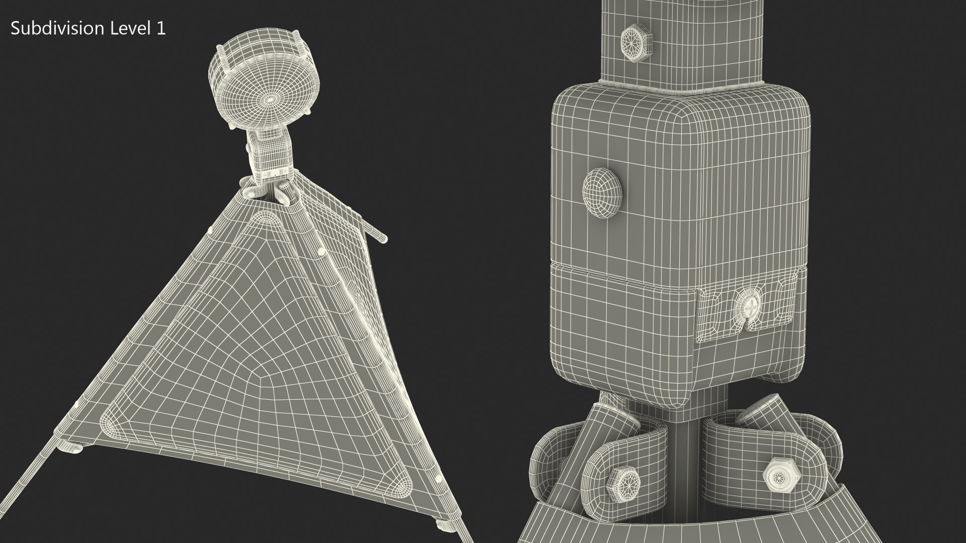 Sided Traffic Sign Road 3D - TurboSquid 1706716