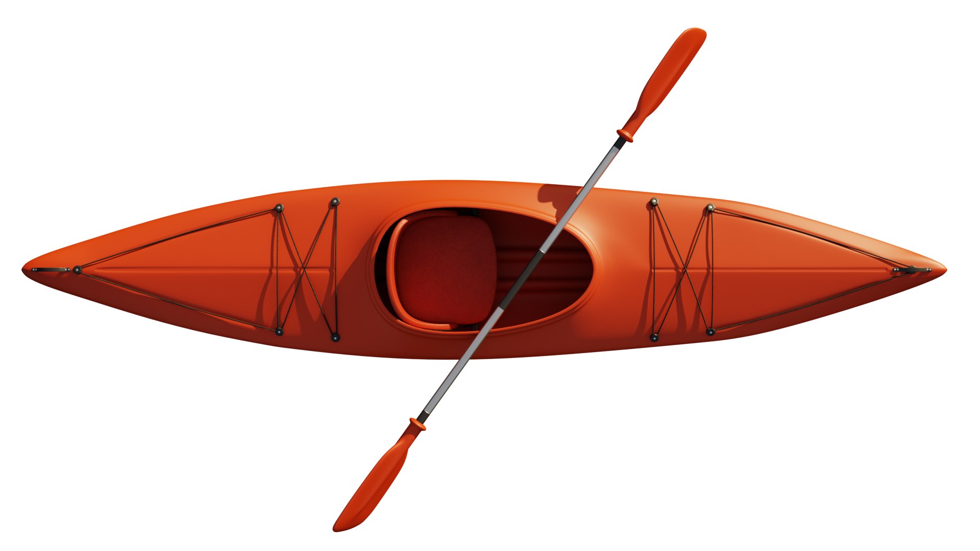 Kayak With Paddle 3D - TurboSquid 2319327