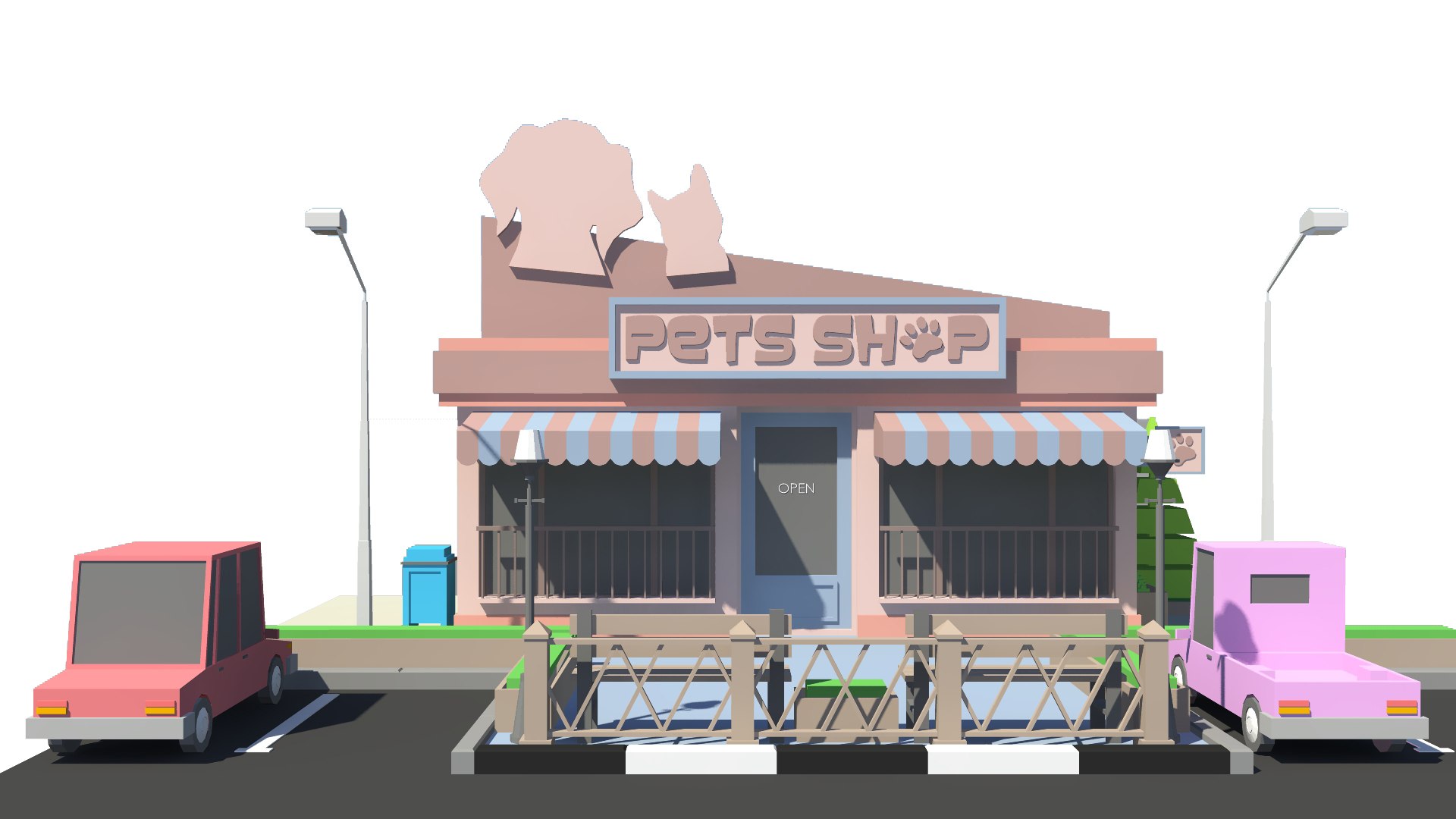 Shop Pet Model - TurboSquid 1366327