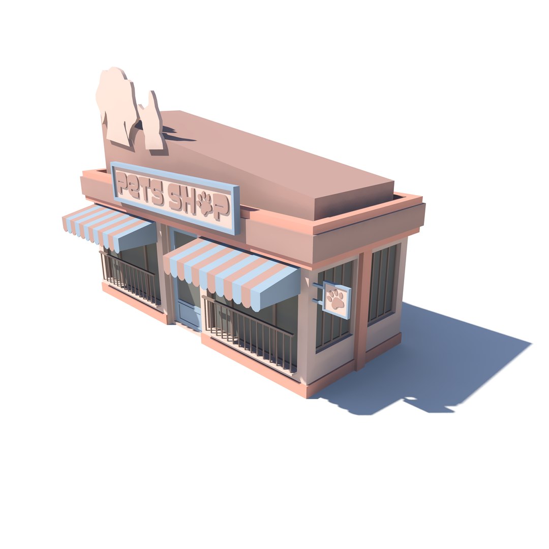 Shop Pet Model - TurboSquid 1366327