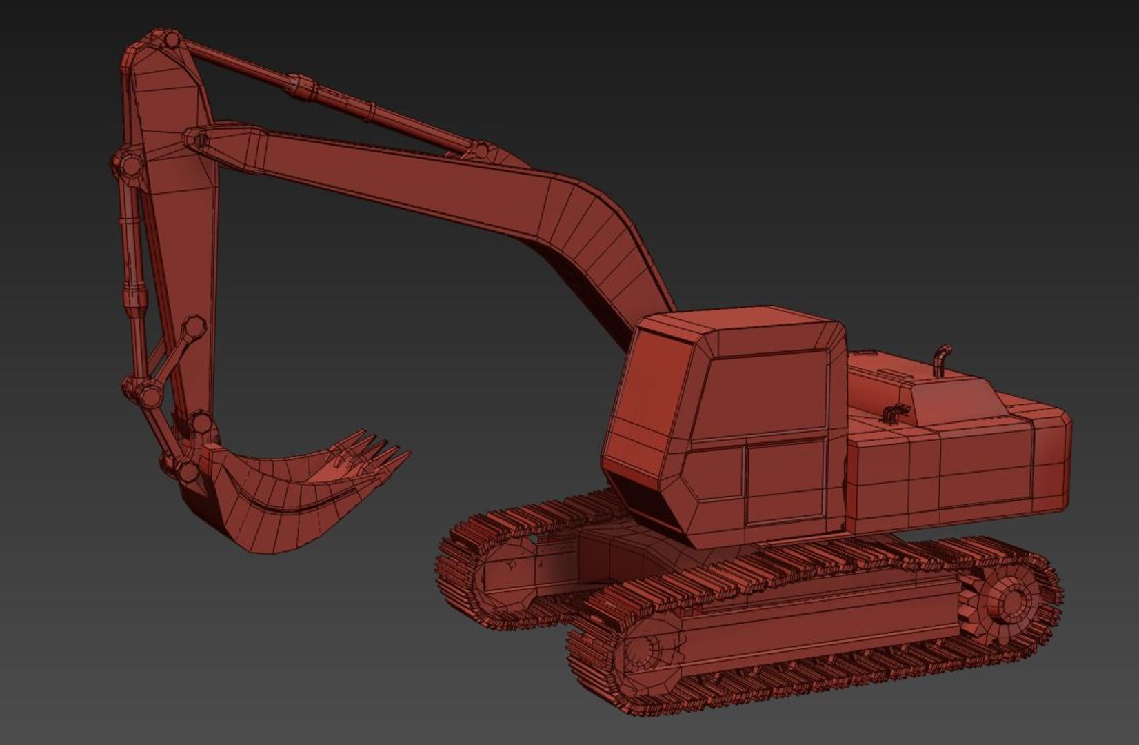 3D Excavator Digger - TurboSquid 1165540