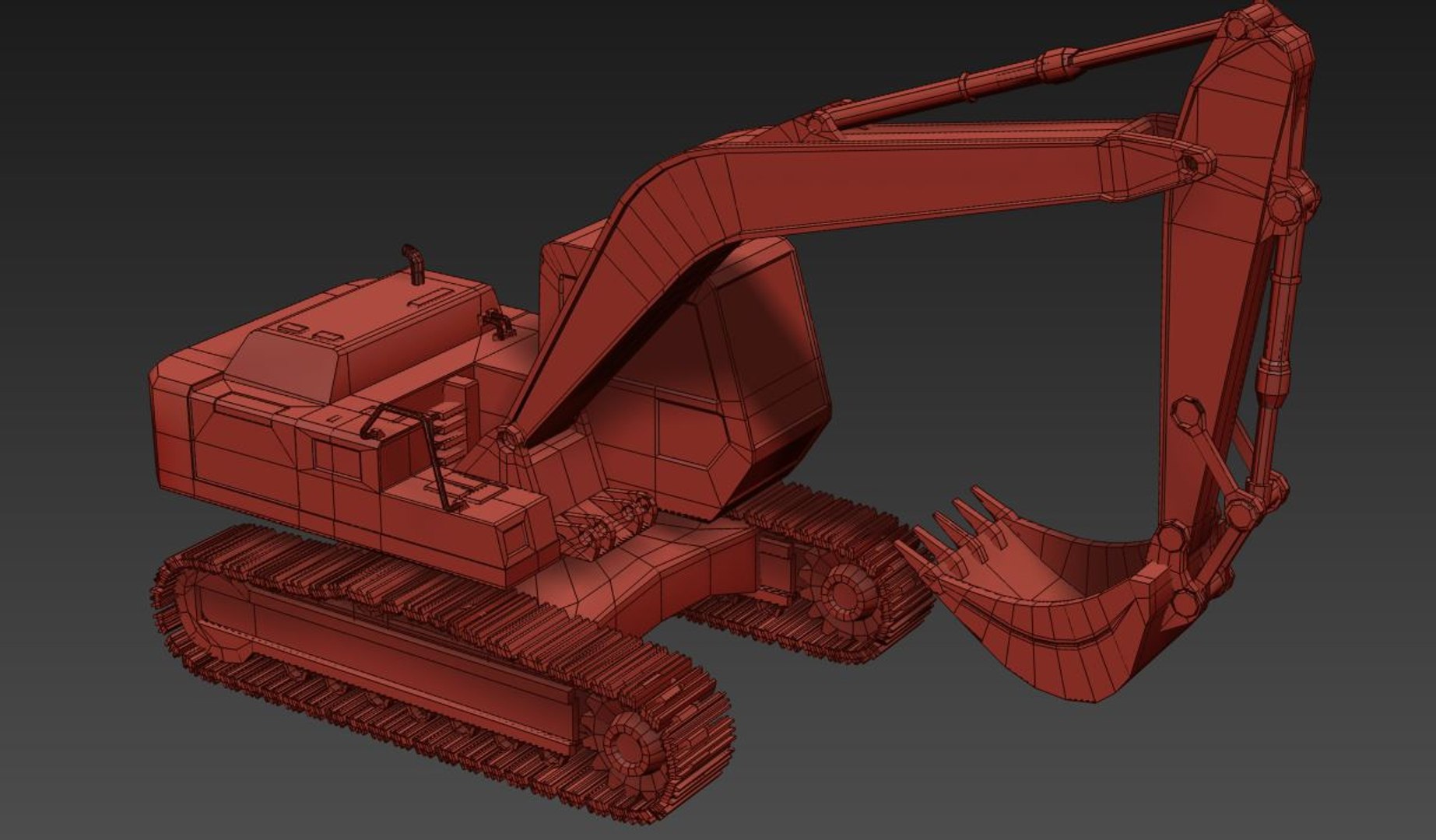3D Excavator Digger - TurboSquid 1165540