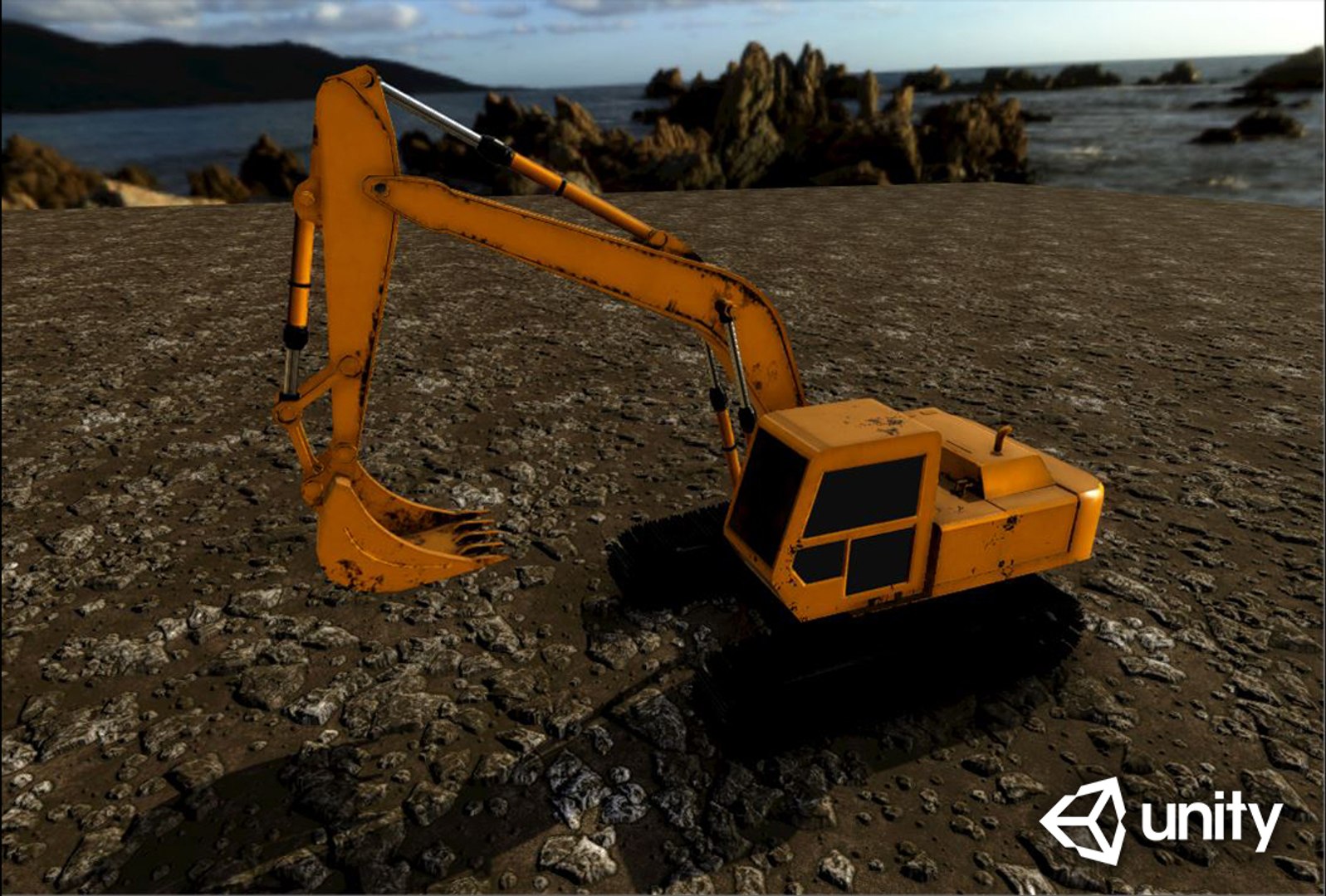 3D Excavator Digger - TurboSquid 1165540