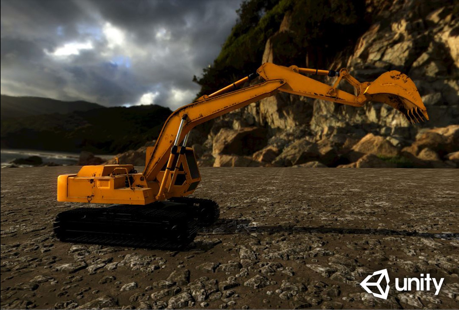 3D Excavator Digger - TurboSquid 1165540