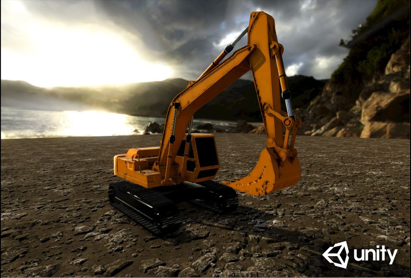 3D Excavator Digger - TurboSquid 1165540