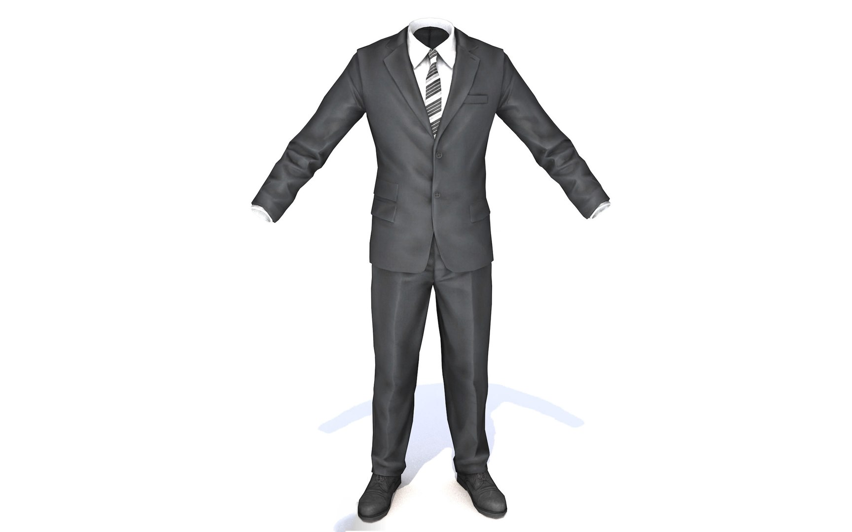 FBI Agent Suit Lowpoly Rigged 3D 모델 3D 모델 - TurboSquid 1590873
