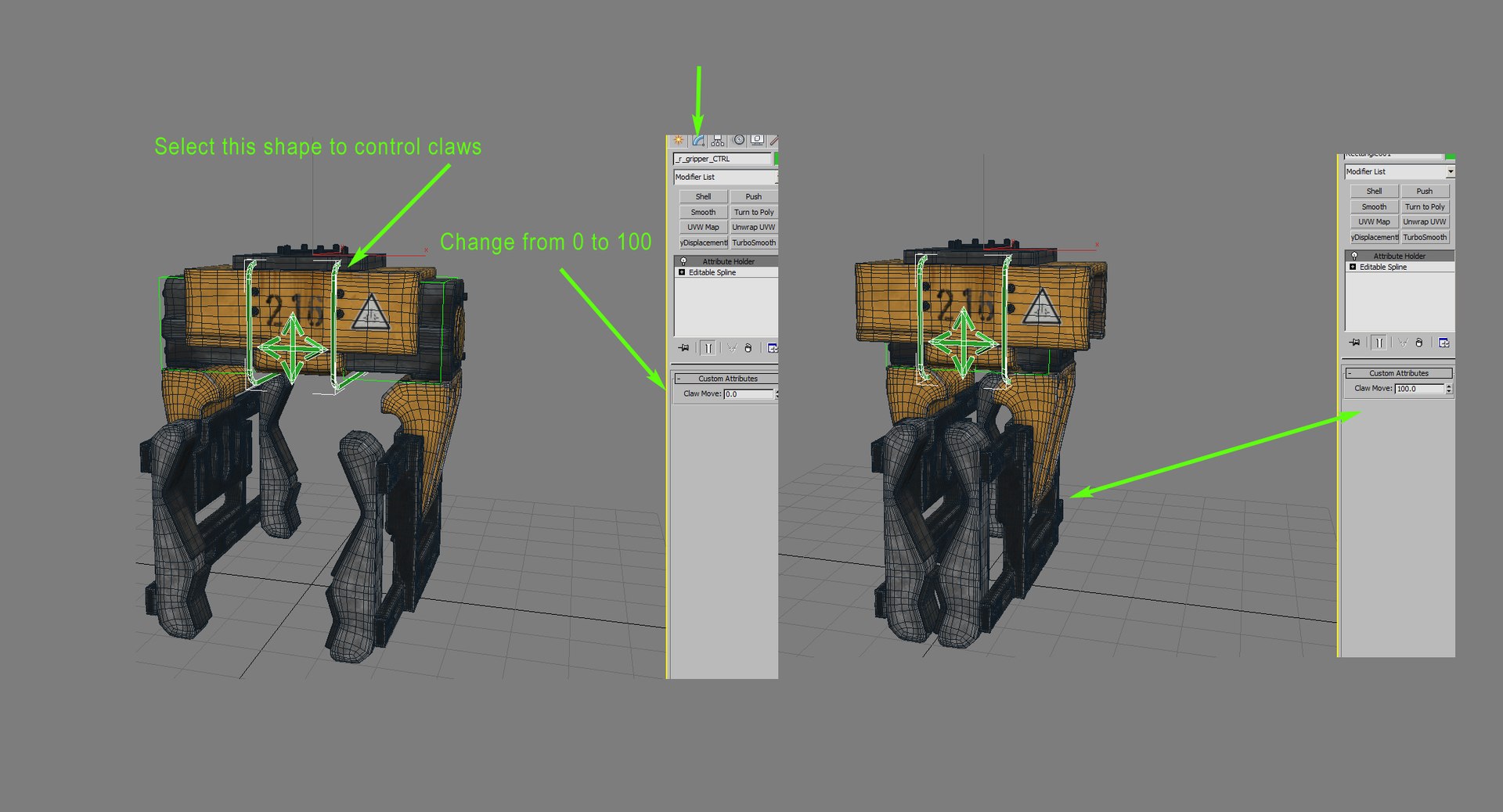 3D Rigged Robotic Gripper Model - TurboSquid 1415983