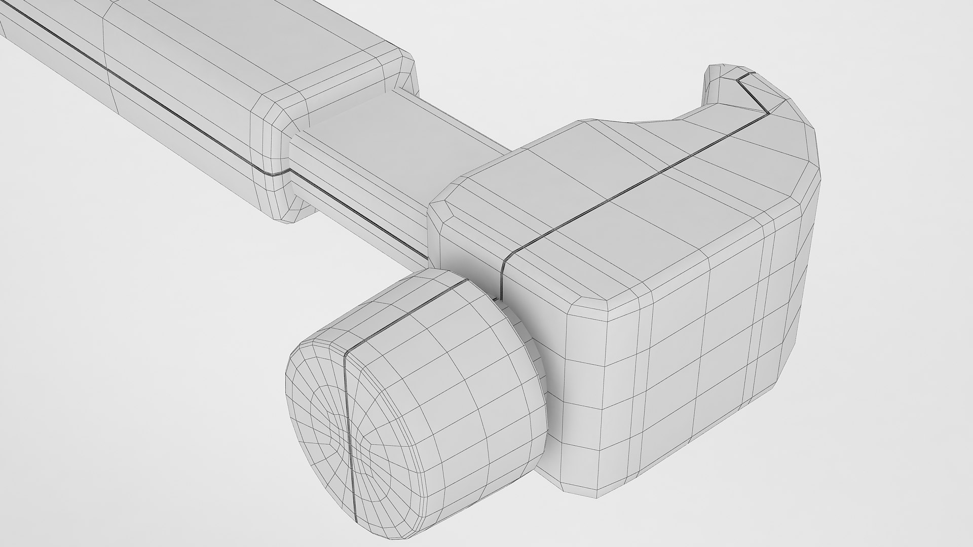 Plastic Toy Hammer 07 3D model - TurboSquid 1784239