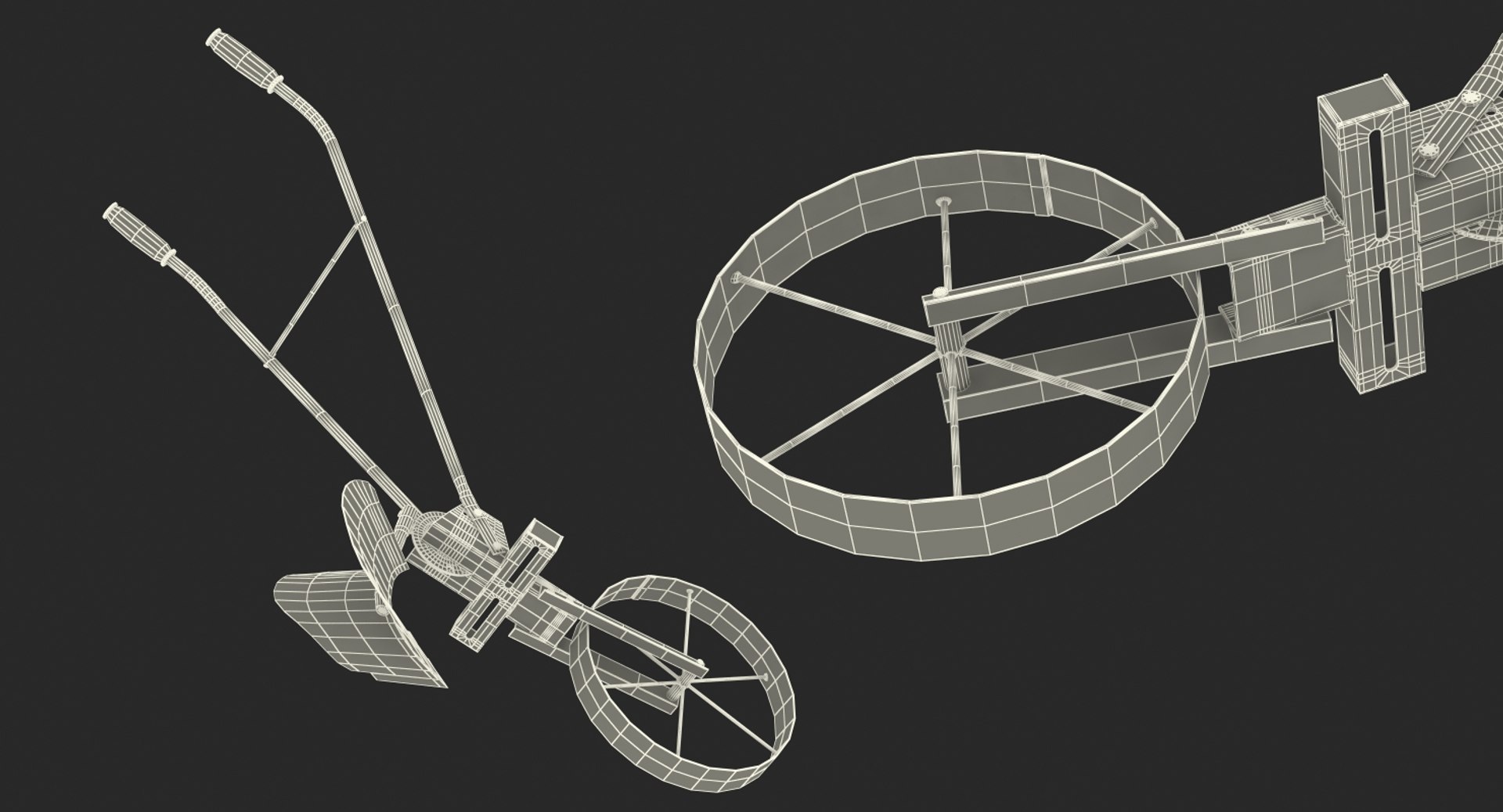 Old Hand Plow 3D Model - TurboSquid 1253359