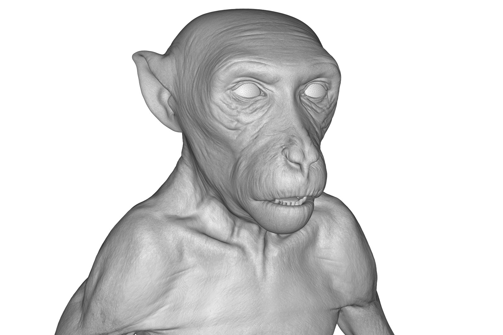 Monkey 3D Model - TurboSquid 2208415