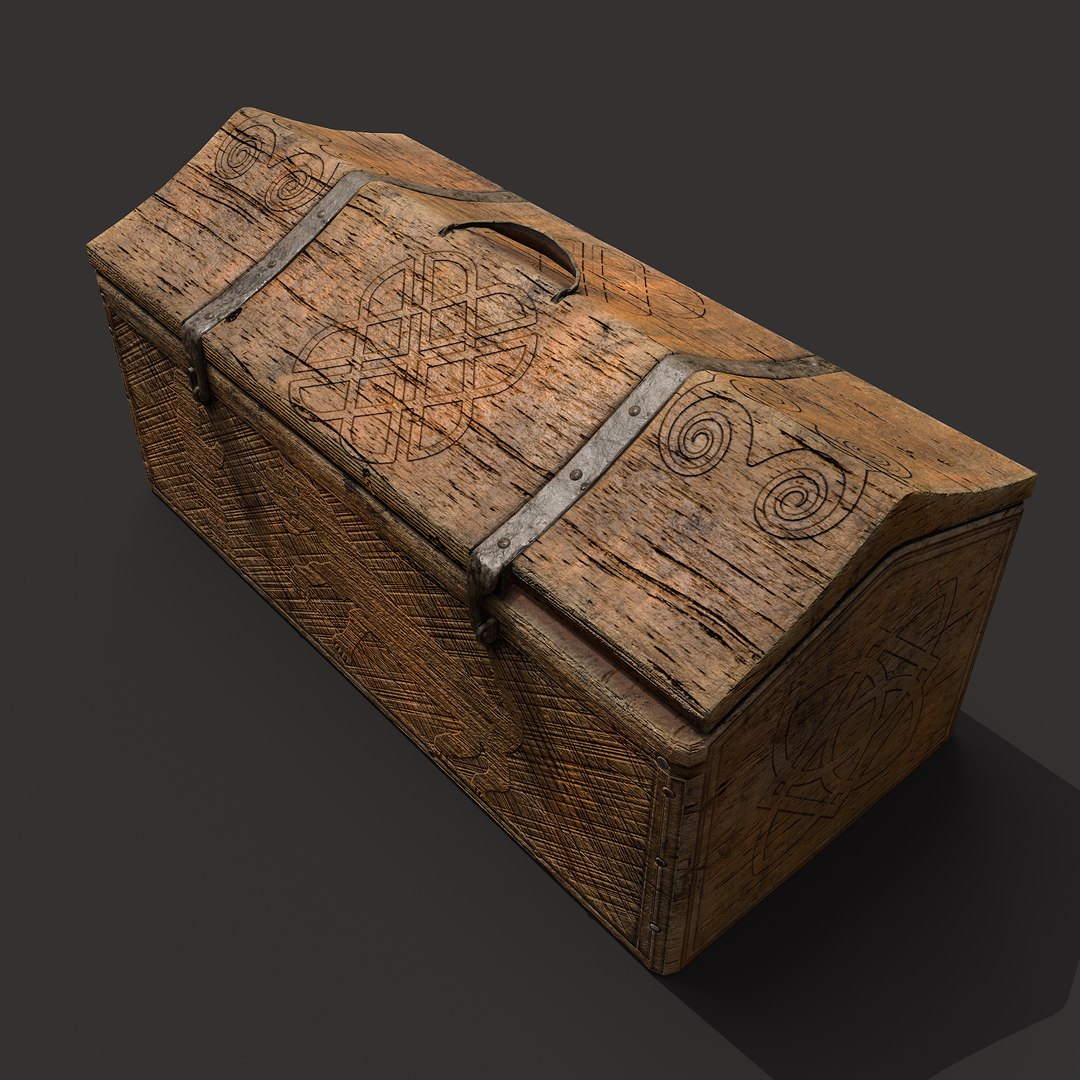 Medieval Carved Box 3D - TurboSquid 1756091