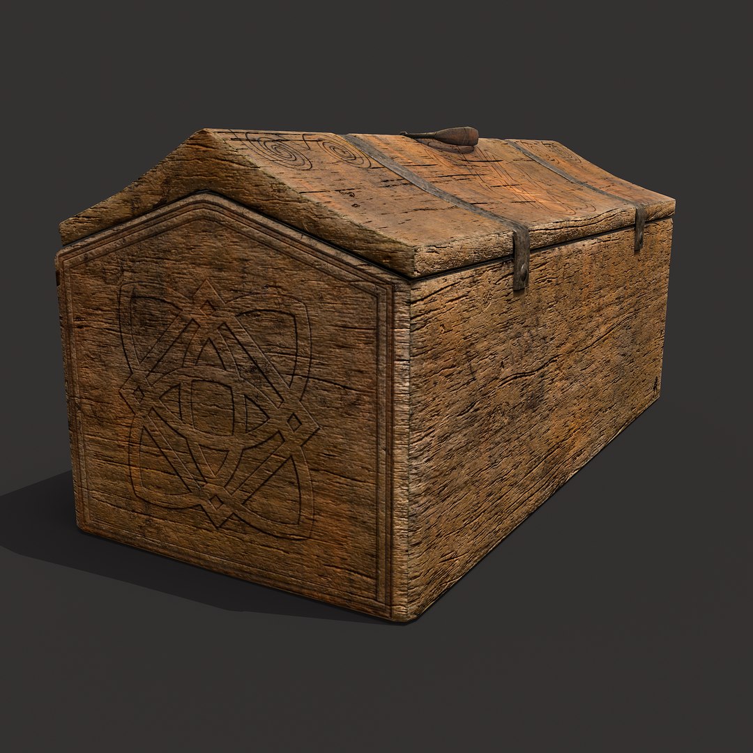 Medieval Carved Box 3D - TurboSquid 1756091