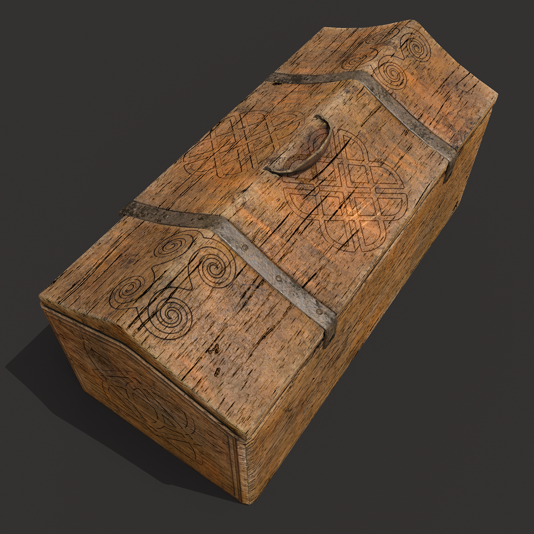 Medieval Carved Box 3D - TurboSquid 1756091