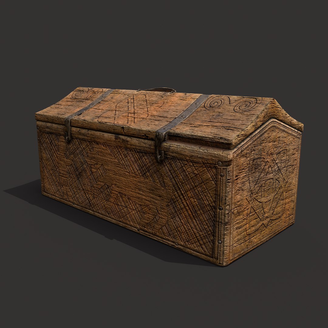 Medieval Carved Box 3D - TurboSquid 1756091