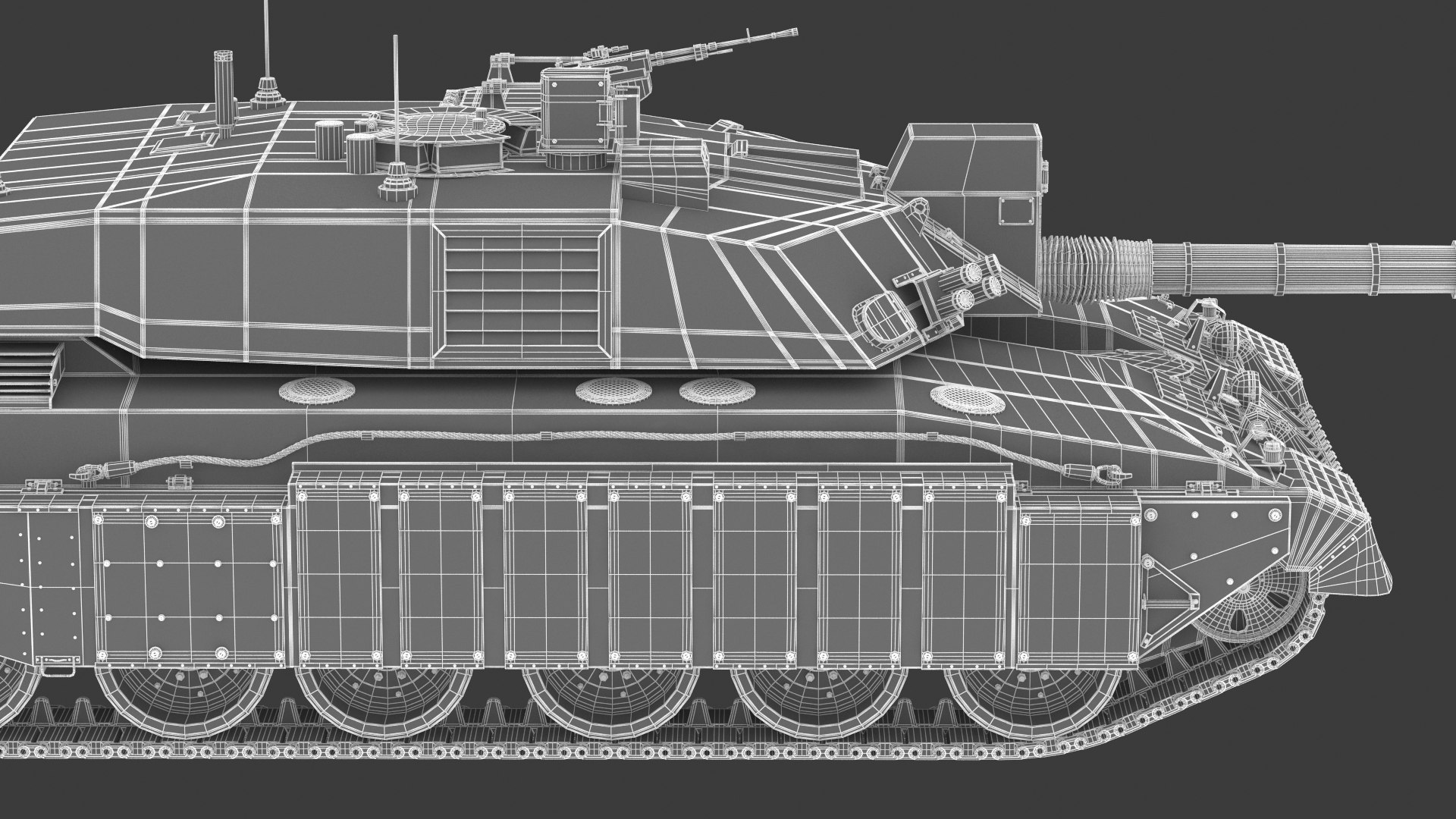 FV4034 Challenger 2 3D Model - TurboSquid 1921352