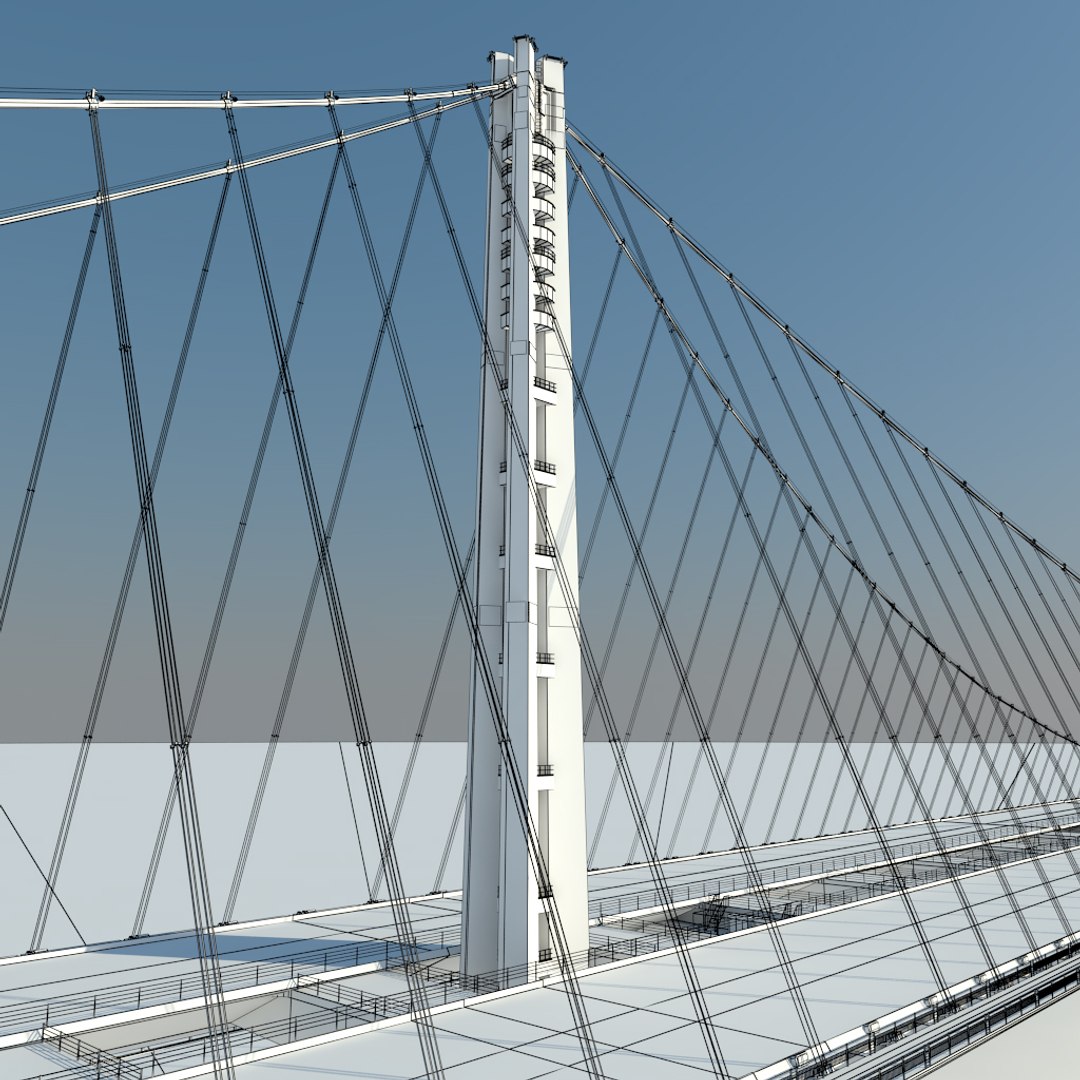 3d Model Of San Francisco Oakland Bay Bridge
