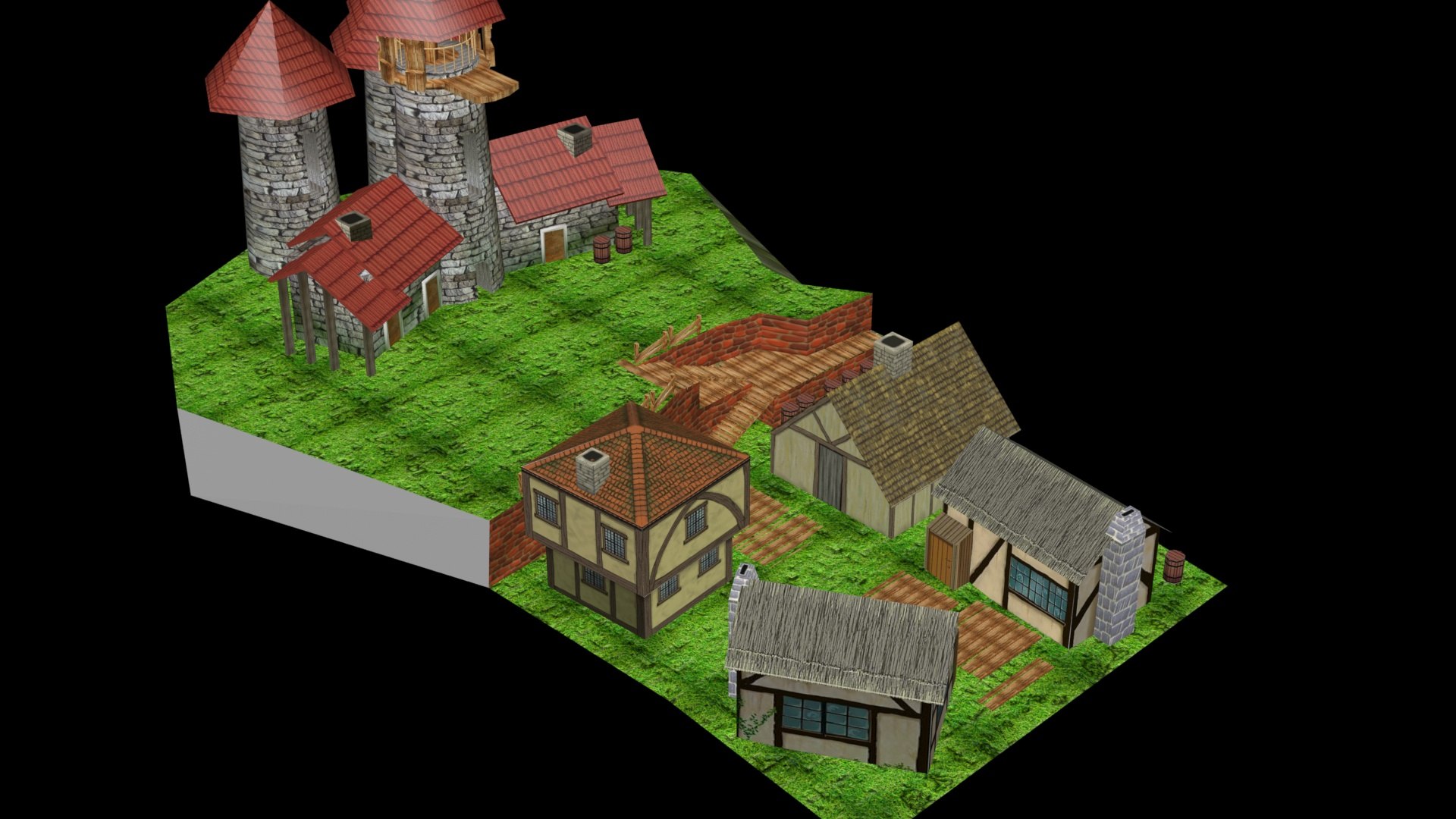 3d Model Town