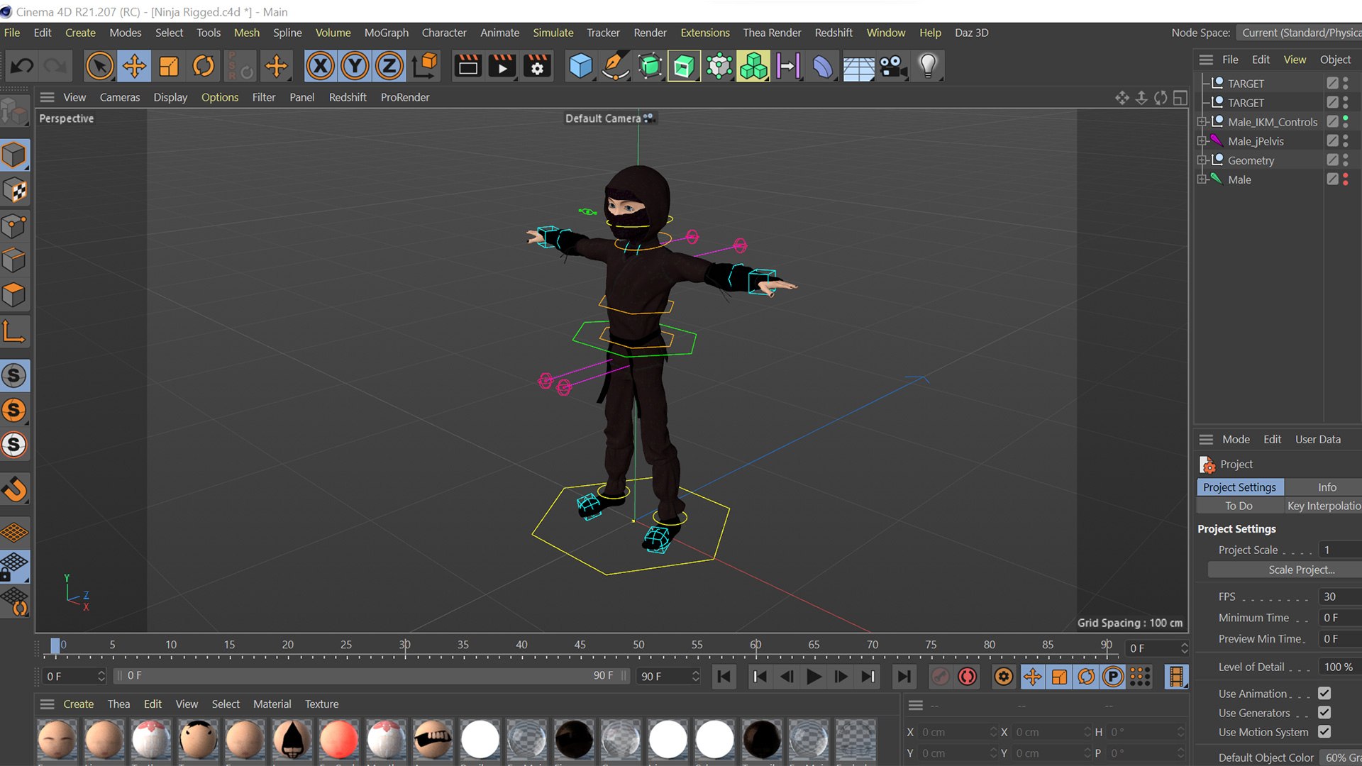 Ninja Rigged 3D model - TurboSquid 2095844