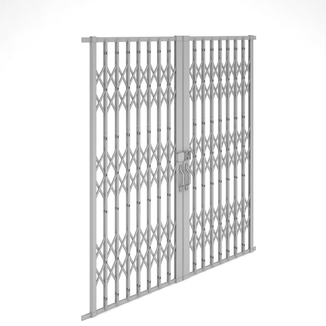 Folding Gate E101 3D - TurboSquid 1581415