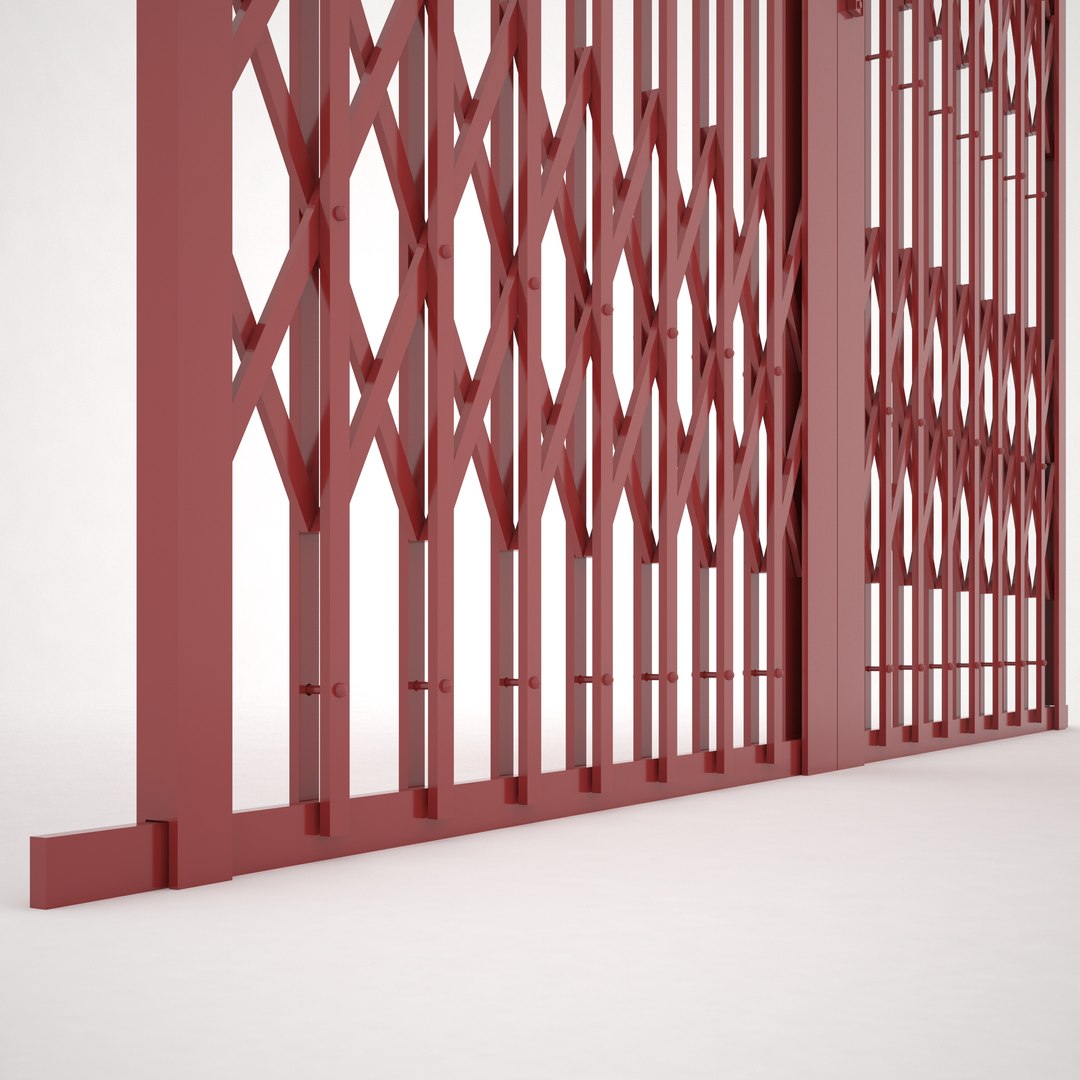 Folding Gate E101 3D - TurboSquid 1581415