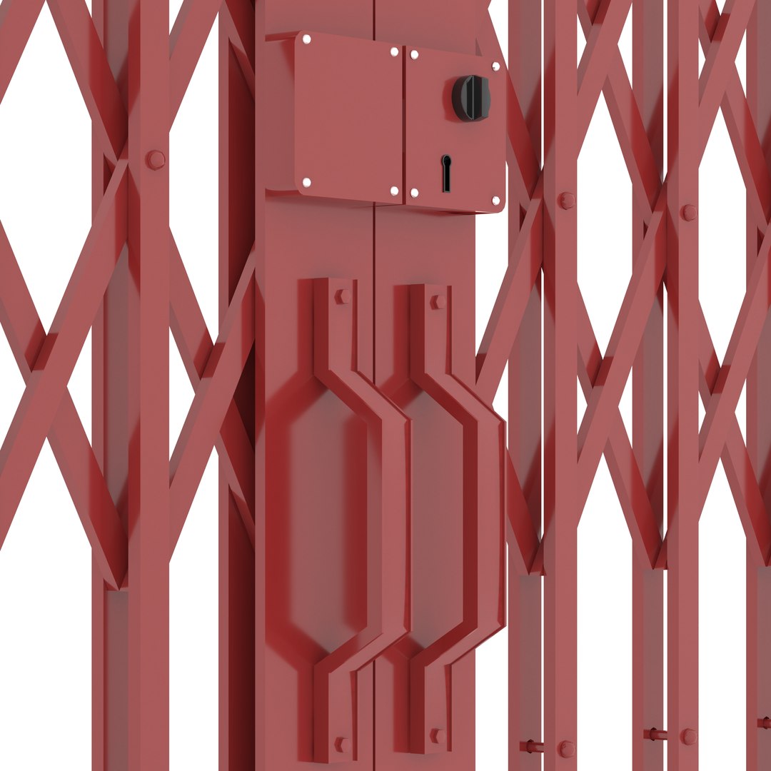 Folding Gate E101 3D - TurboSquid 1581415