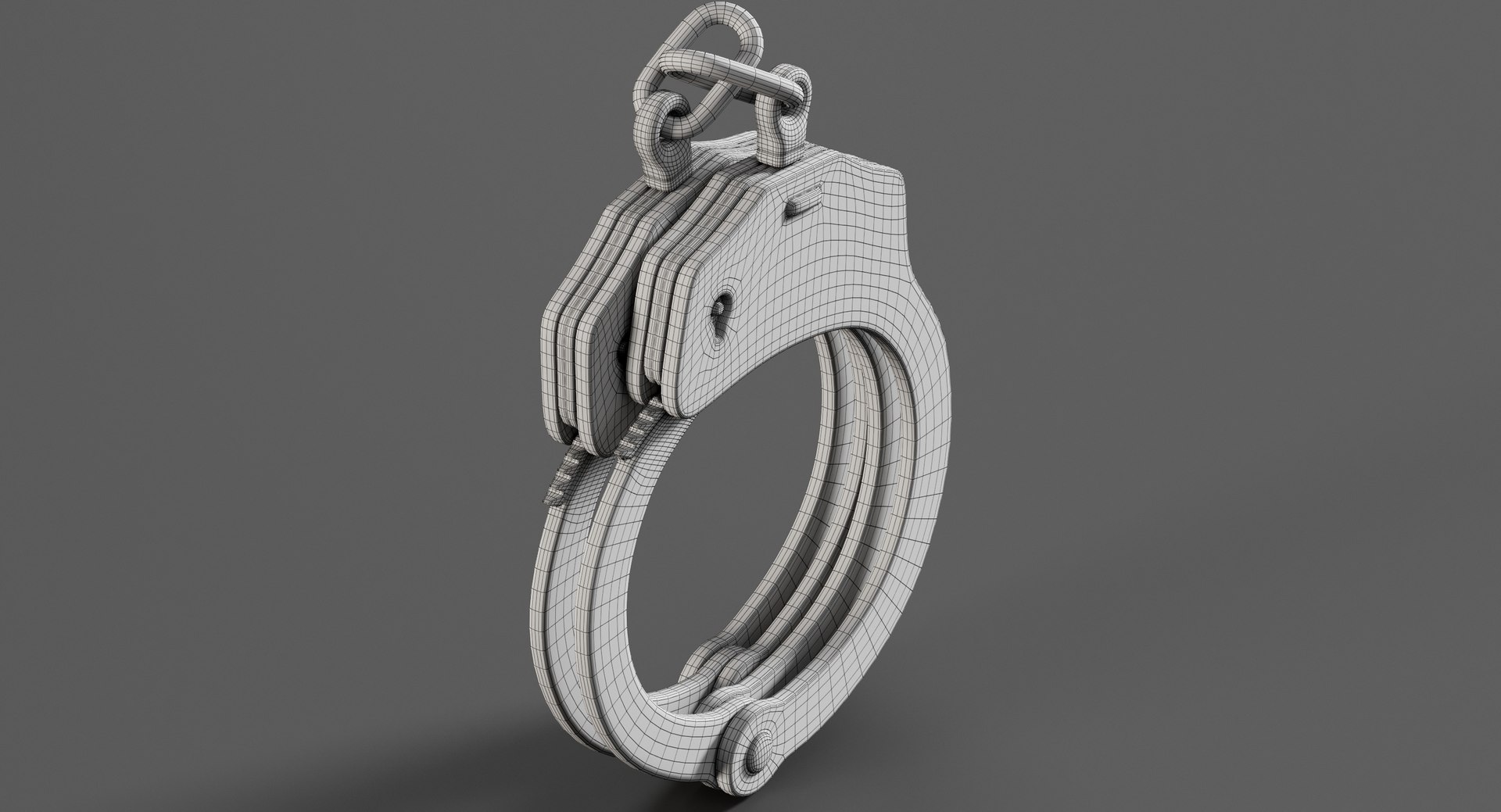 3D galls double lock handcuffs - TurboSquid 1368521