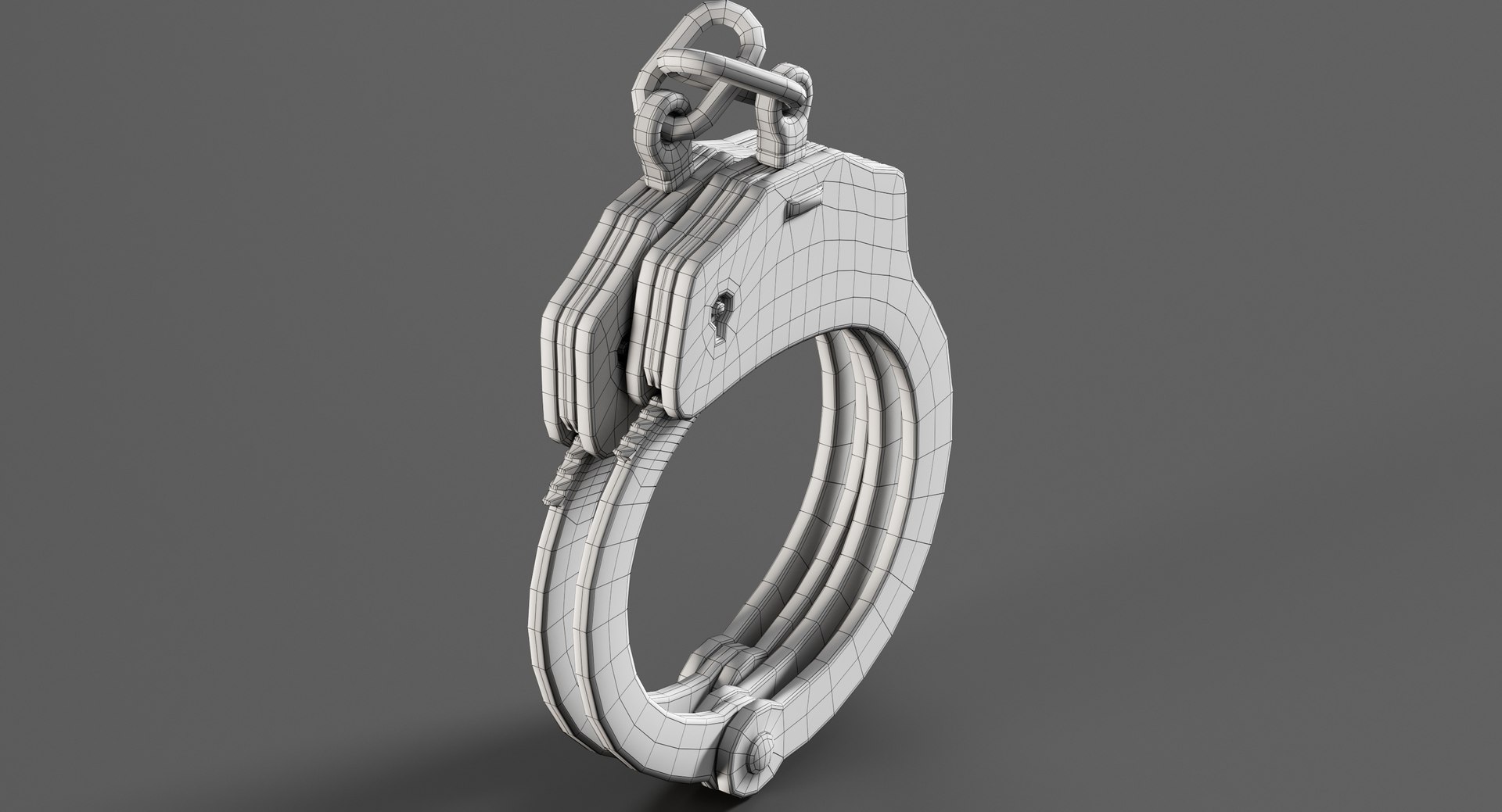 3D galls double lock handcuffs - TurboSquid 1368521